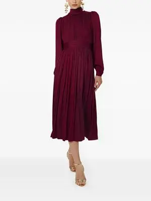 FRAMBOISE Otello Mock-neck Midi Dress