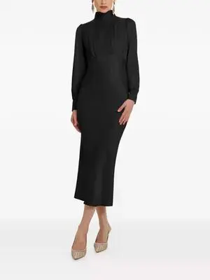 FRAMBOISE Jacob Mock-neck Midi Dress