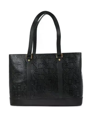 Celine 1990-2000s Embossed Leather Tote Handbag