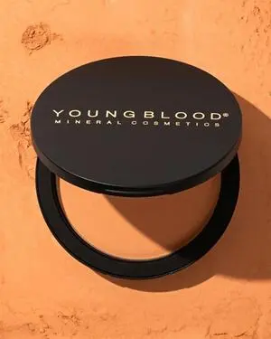 YOUNGBLOOD MINERAL COSMETICS Pressed Mineral Rice Powder - Dark/deep