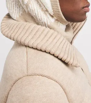 Varley Knitted Bouclé Hood