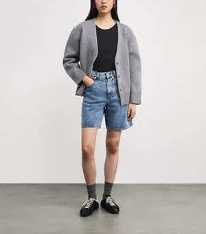 Claudie Pierlot Ribbed Cotton Tank Top
