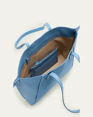 Akris Ai Horsehair & Leather Tote Bag