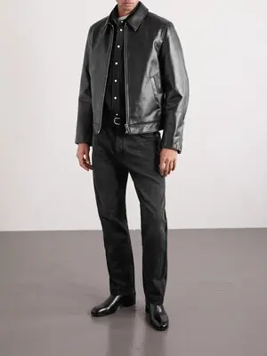 Givenchy Leather Padded Jacket