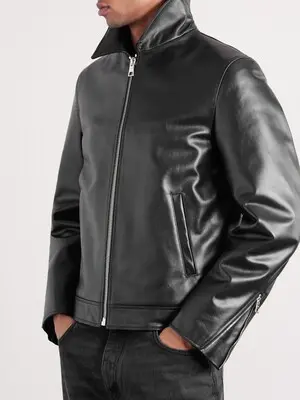 Givenchy Leather Padded Jacket