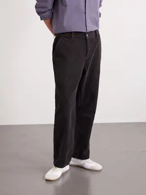 CORRIDOR Straight-leg Cotton-corduroy Trousers - Brown