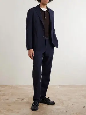 Eleventy Wool-blend Suit Jacket