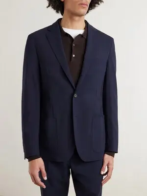 Eleventy Wool-blend Suit Jacket