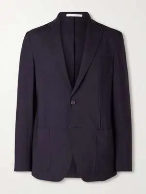 Eleventy Eleventy - Wool-Blend Suit Jacket - Men - Blue  Navy