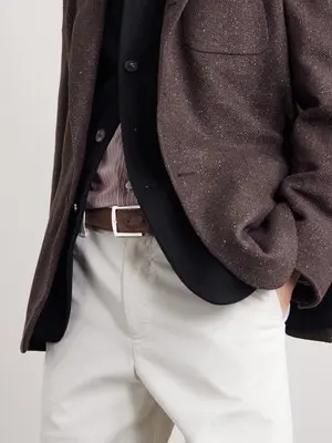 Kiton 3.5cm Suede Belt