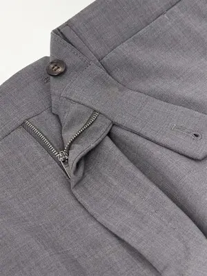 SLOWEAR Tapered Virgin Wool-blend Suit Trousers