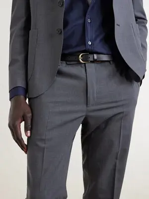 SLOWEAR Tapered Virgin Wool-blend Suit Trousers