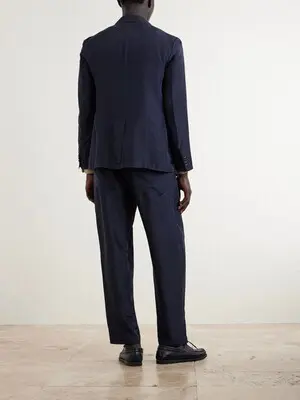 Barena Venezia Rizzo Tentor Silk-voile Blazer - Blue
