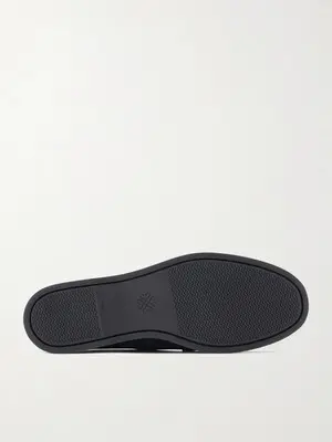 SAMAN AMEL City Suede Loafers - Black