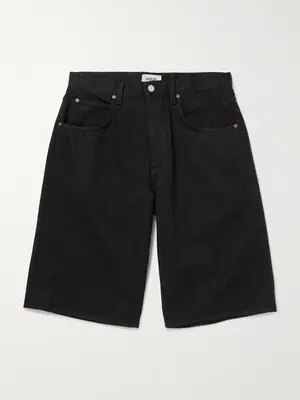 AGOLDE Fusion Straight-leg Denim Shorts