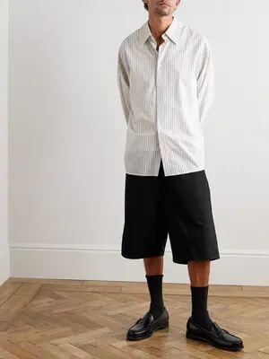 AGOLDE Fusion Straight-leg Denim Shorts