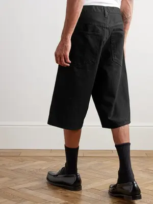 AGOLDE Fusion Straight-leg Denim Shorts
