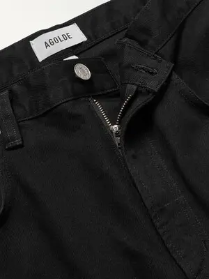 AGOLDE Fusion Straight-leg Denim Shorts