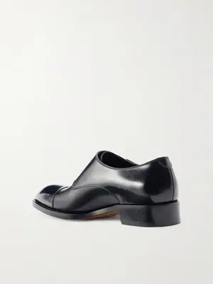 TOM FORD Elkan Leather Monk-strap Shoes