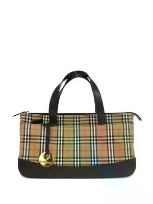 Burberry 1990-2000s Check Tote Bag