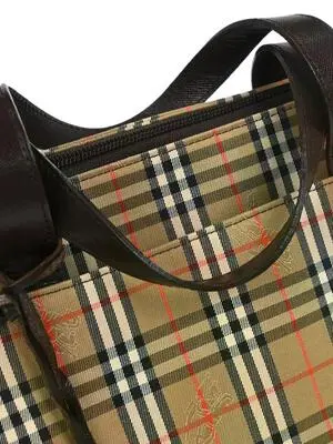 Burberry 1990-2000s Check Tote Bag