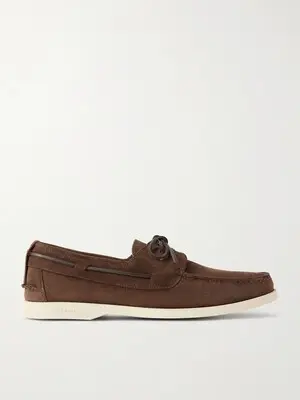 Kiton Suede Boat Shoes