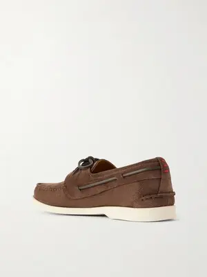 Kiton Suede Boat Shoes