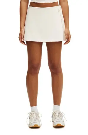 Cotton:on Active Wrap Mini Skirt - Coconut Milk