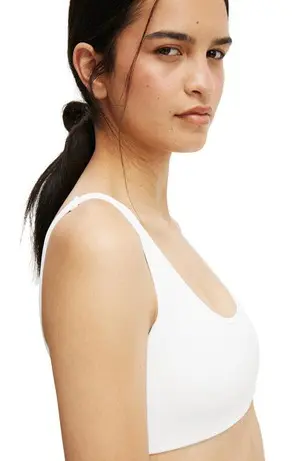 Cotton:on Active Ultra Soft Low Back Crop - White