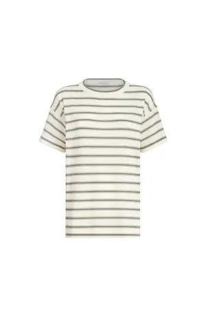 Brunello Cucinelli Striped T-shirts For Women