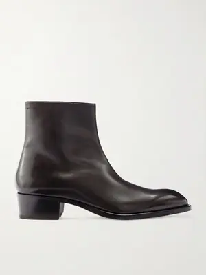 Stacked Heel Boots For Men
