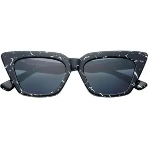 FREYRS EYEWEAR Vista Cat Eye Sunglasses - Black Marble
