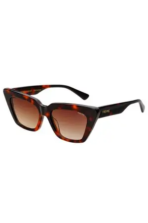 FREYRS EYEWEAR Vista Cat Eye Sunglasses - Brown Tortoise