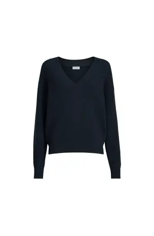 Brunello Cucinelli Navy Cashmere Jumper
