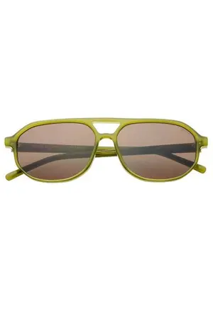 FREYRS EYEWEAR Fenix Aviator Sunglasses Olive