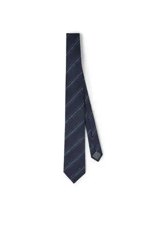 Brunello Cucinelli Neck Tie - Navy Blue
