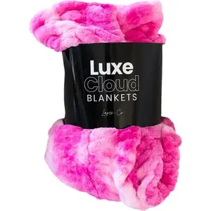 LAREE + CO Luxecloud Blanket Pink Tie-dye