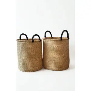 MBARE Handwoven Hamper - Natural