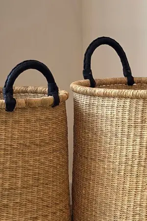 MBARE Handwoven Hamper - Natural