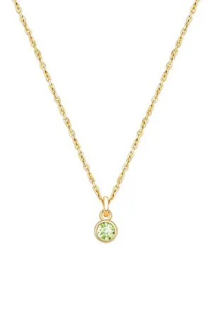 TINY BLESSINGS 14k Gold Birthstone Necklace - August