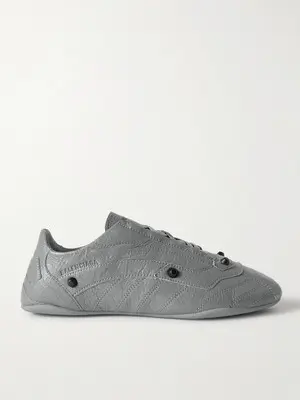 Balenciaga City Studded Leather Sneakers