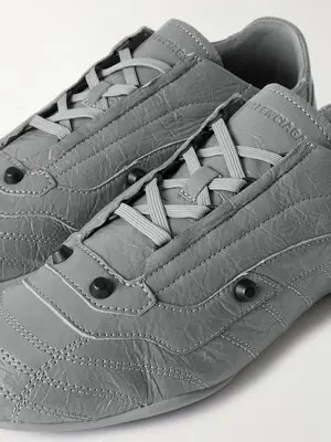 Balenciaga City Studded Leather Sneakers