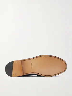 TOM FORD Polished-leather Loafers