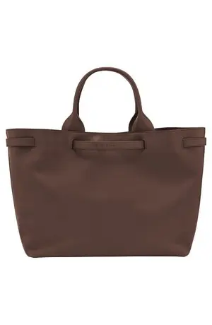 Longchamp Le Roseau Smart Leather Tote - Mocha