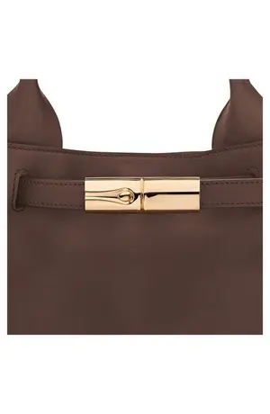 Longchamp Le Roseau Smart Leather Tote - Mocha