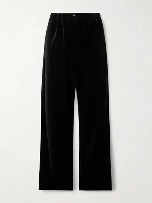 COLLEEN ALLEN Cotton-velvet Relaxed Fit Pants