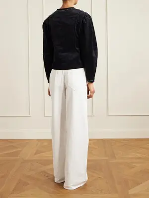 Isabel Marant Pietra Studded Cotton-velvet Jacket