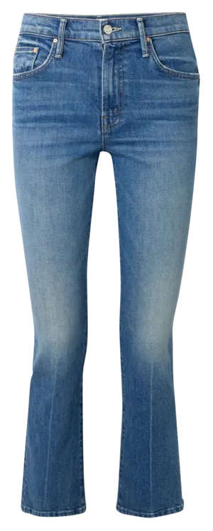 MOTHER The Insider Cropped Bootcut Jeans