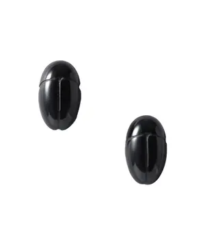 SOPHIE BUHAI Scarab Silver Onyx Earrings - Black