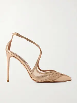 Aquazzura Metallic Pumps